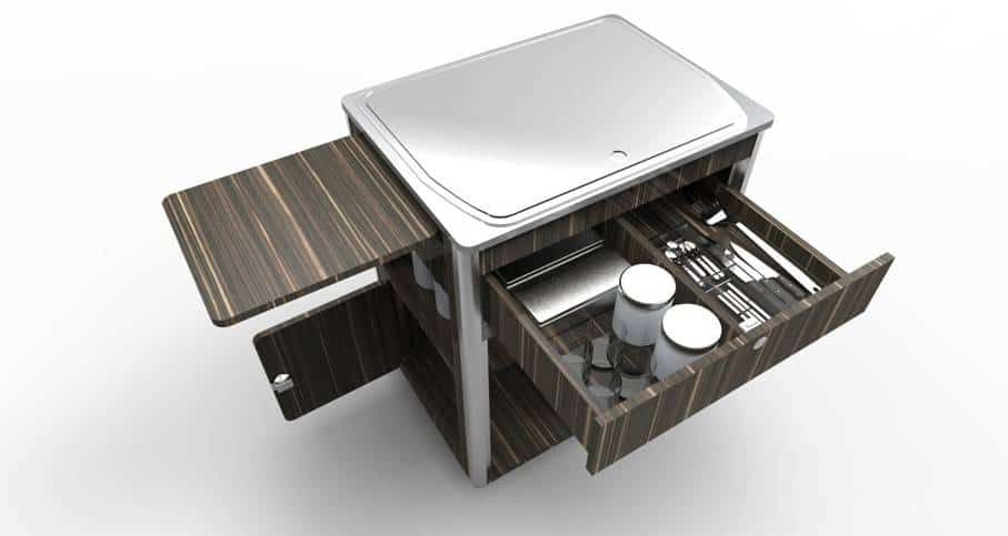 kitchen pod vw draws open – EVO Design