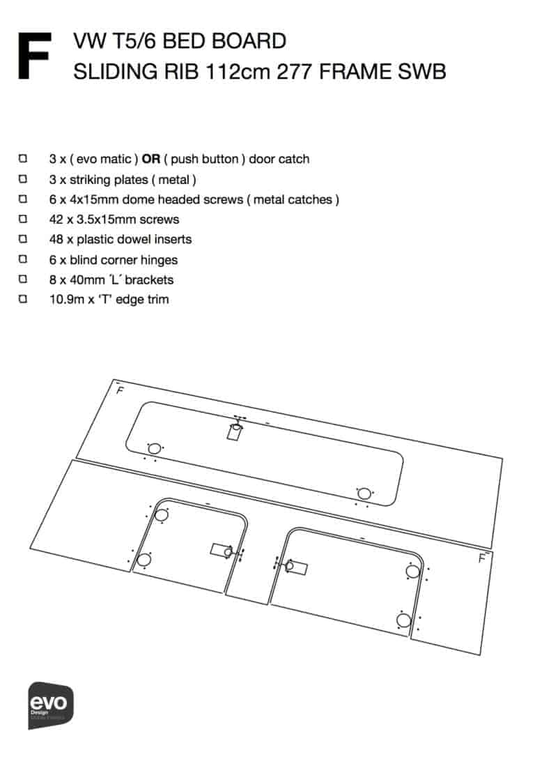 BED SEAT PANELS – EVO Design