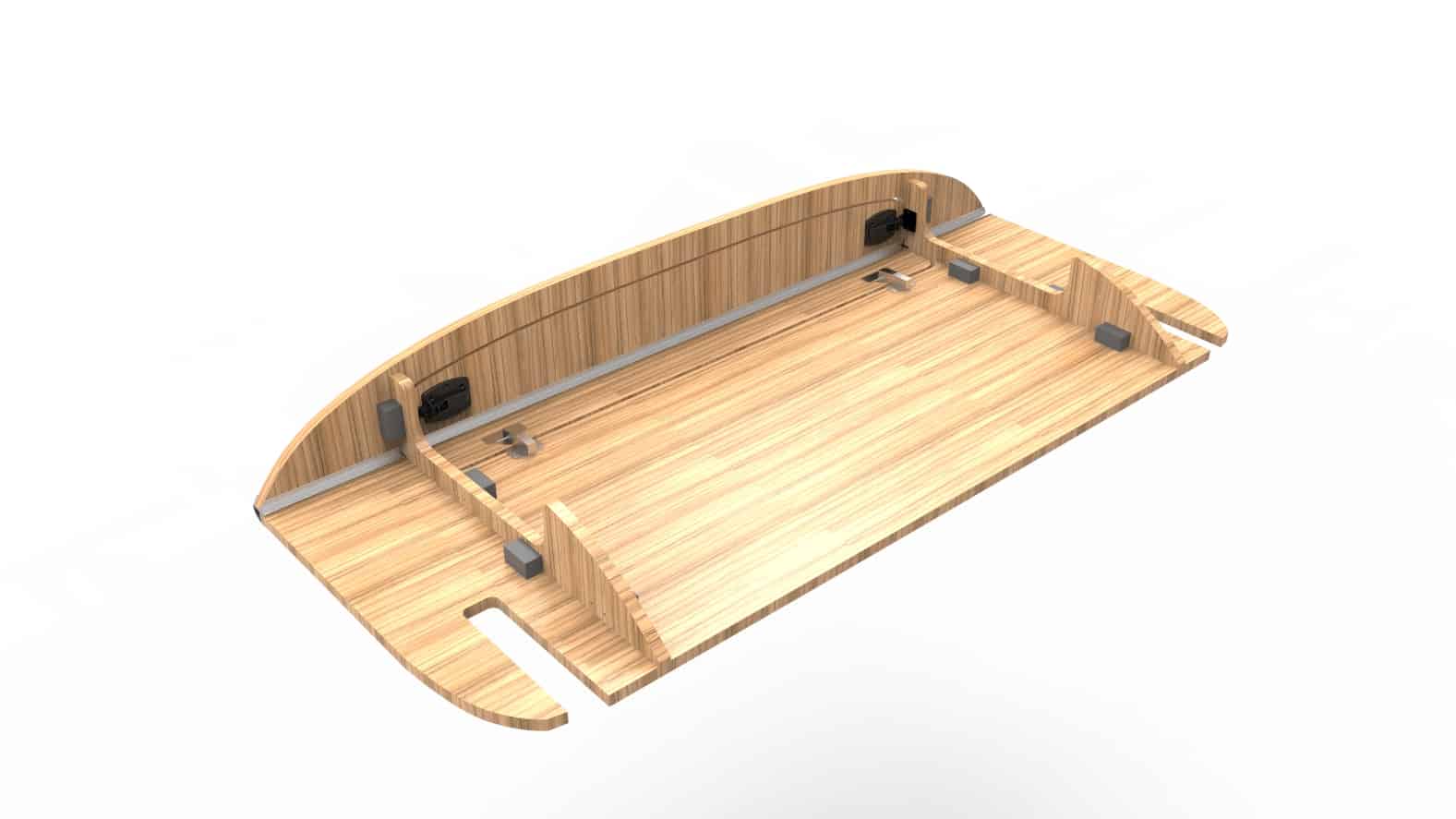 Locker T2 Bay – Full Width over bed locker for low roof – (L64) – EVO ...