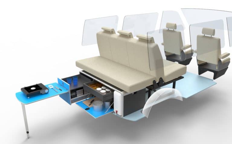 REAR POD 2 + TABLE – EVO Design