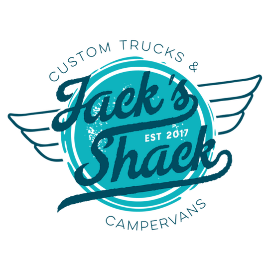 Jacks Shack blue logo | EVO Design