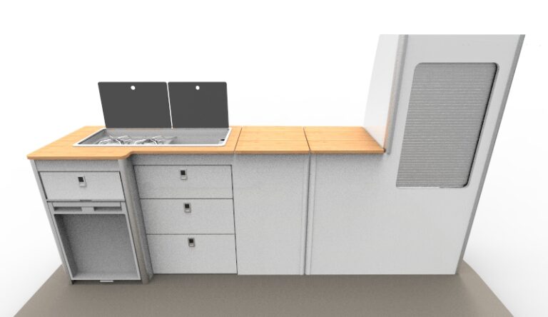 EVO 2.6 PRO HALF WARDROBE SWB VAN T5 / T6 – EVO Design