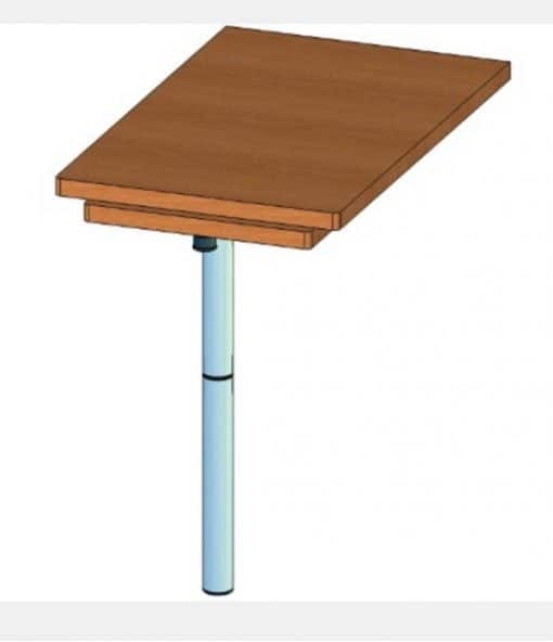iLSE Rotating table leg + twin worktops tops + mito table rail – EVO Design