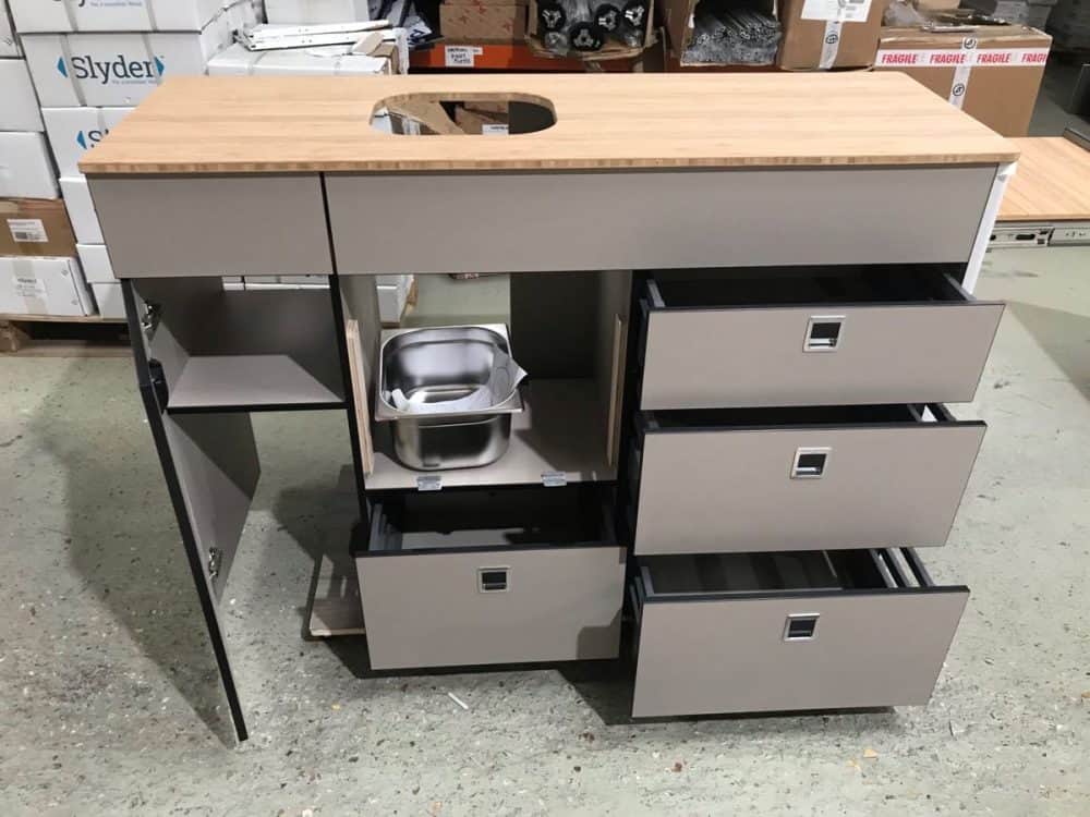 EVO V5 LARGE VANS Side door kitchen pod + Oven Grill – EVO Design