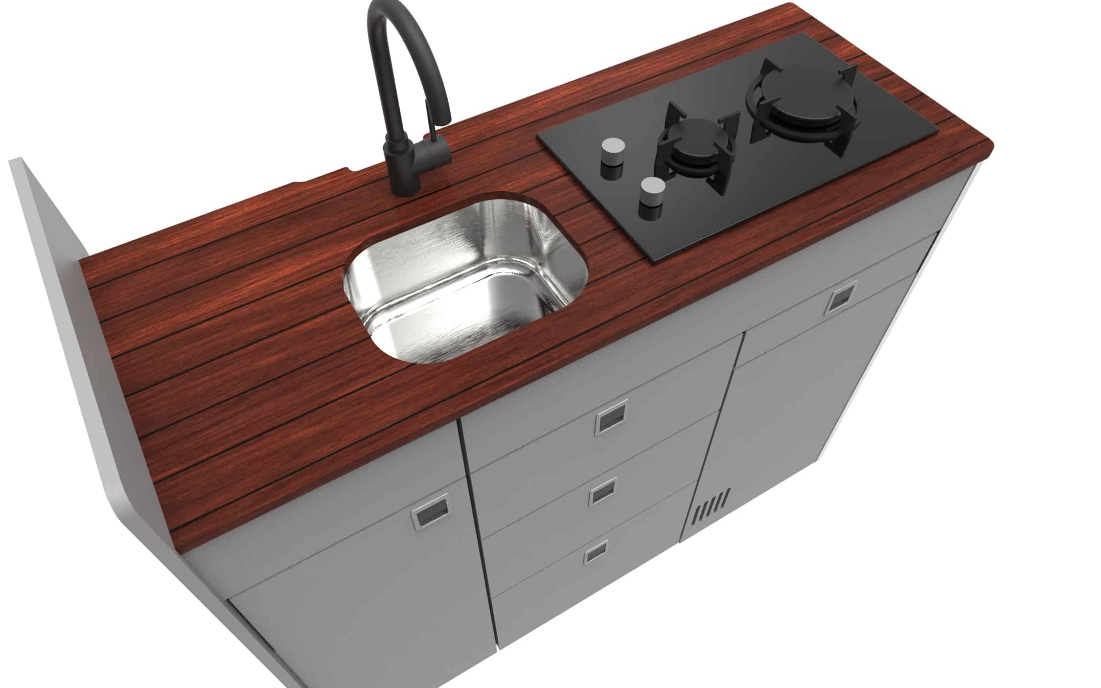 EVO V6 – LARGE VANS Side door kitchen pod | EVO Design