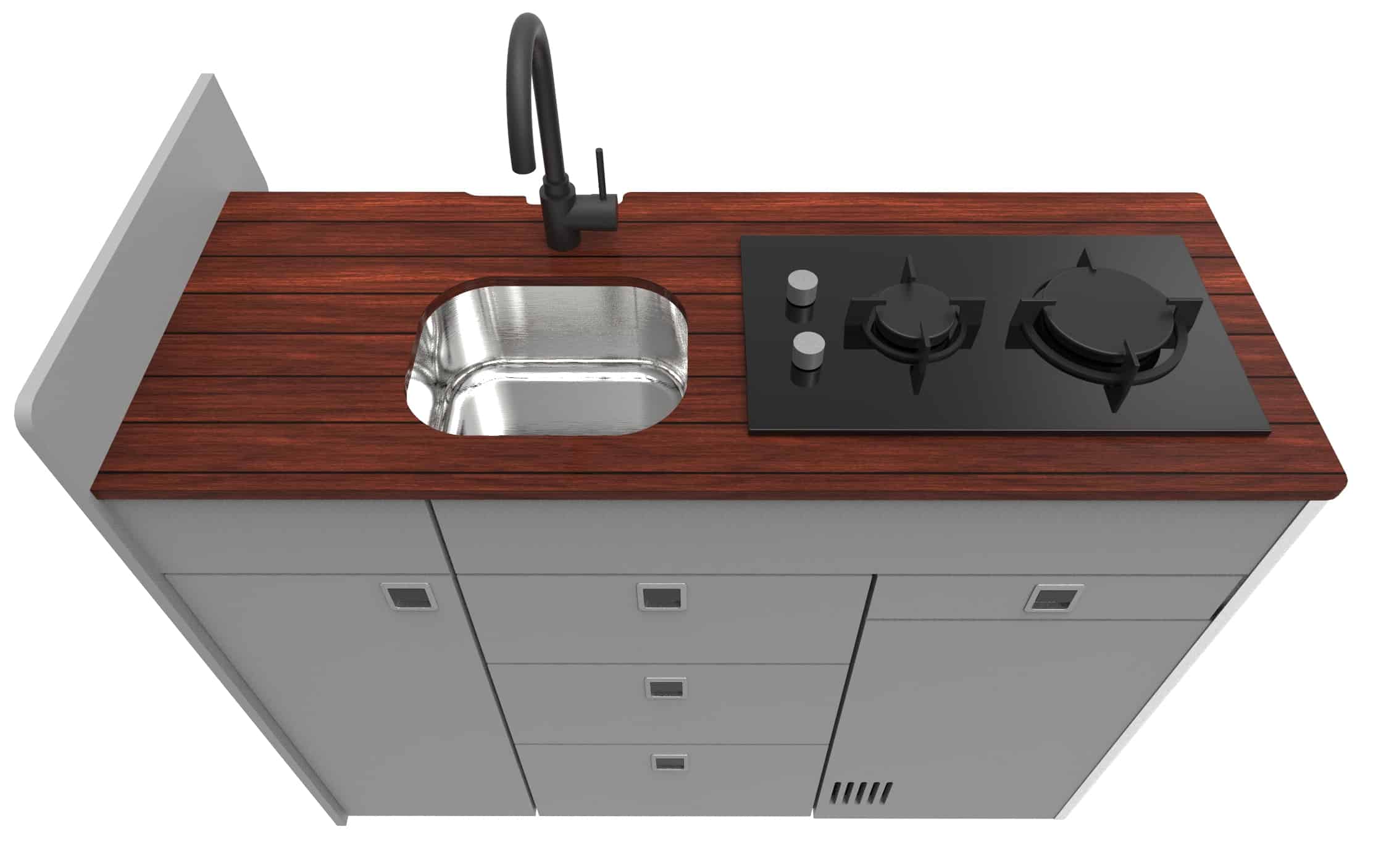 EVO V6 – LARGE VANS Side door kitchen pod | EVO Design