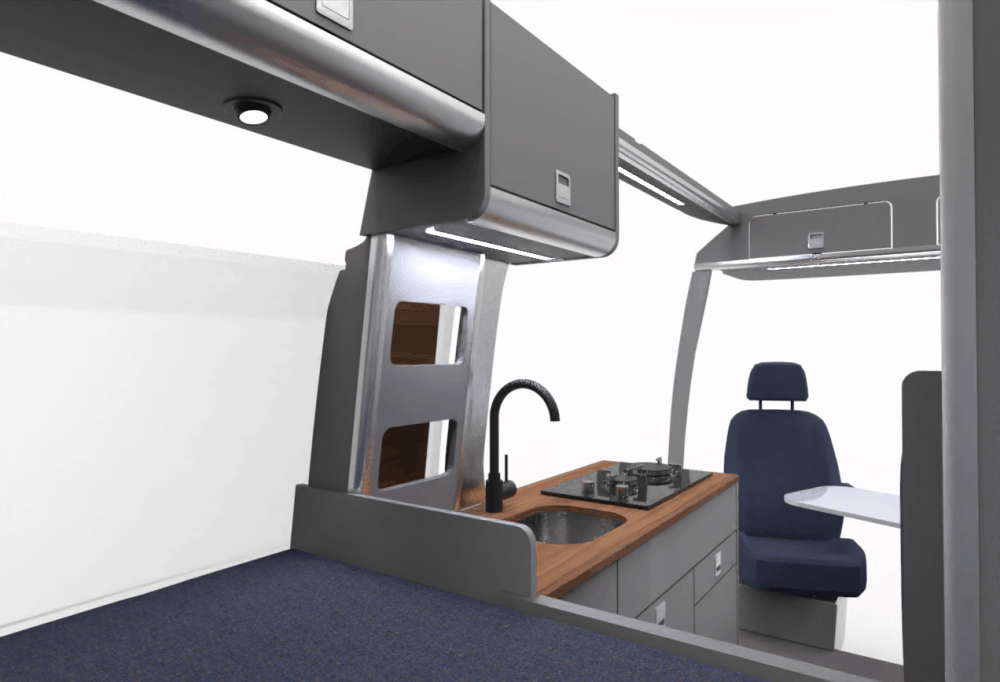 EVO design 1 – sprinter crafter – rv camper 4×42 | EVO Design