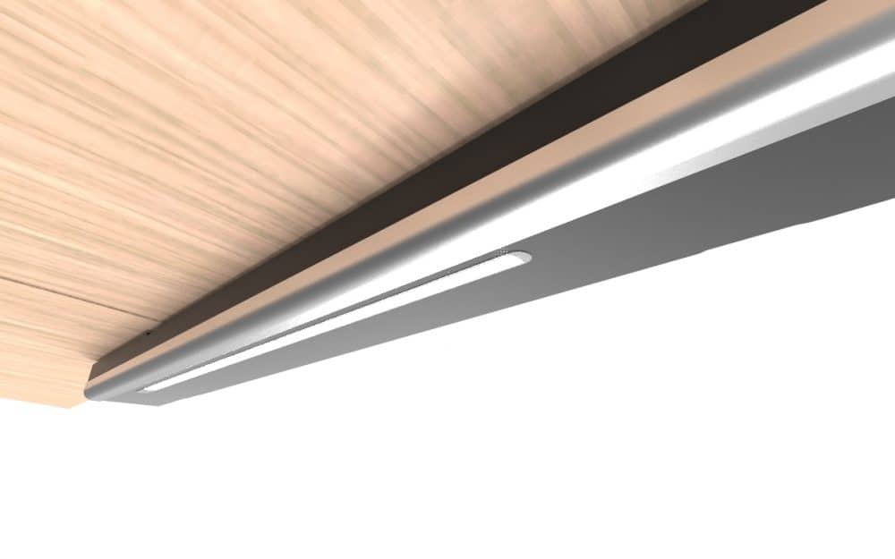 Sliding door cable cover + LED light 2006 – 2017 – EVO Design