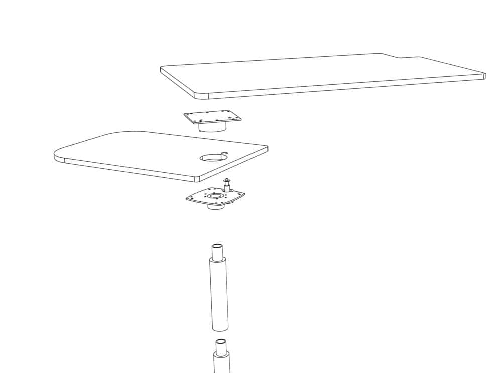 iLSE Rotating mechanism and leg ONLY – EVO Design