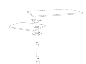 iLSE Rotating mechanism and leg ONLY – EVO Design