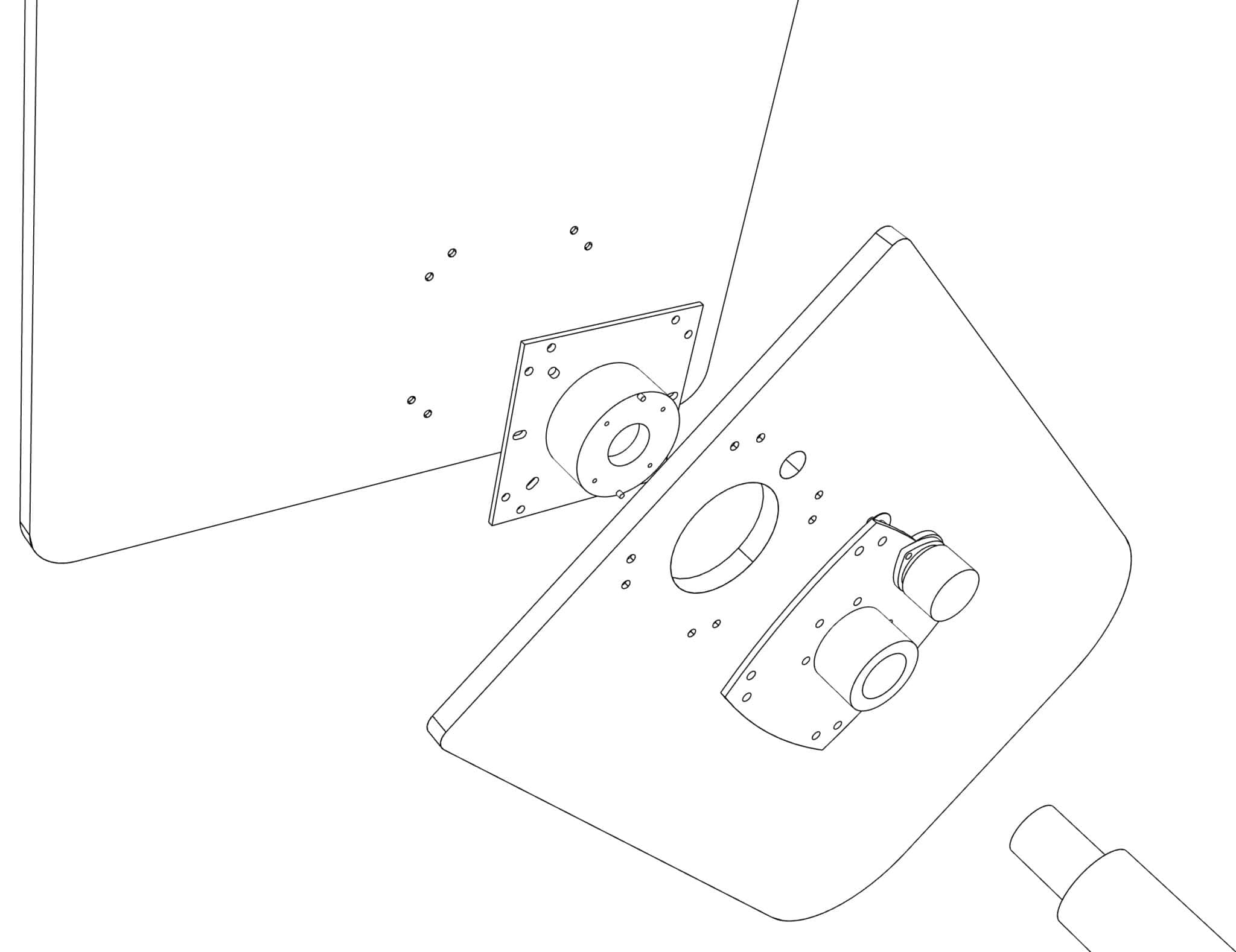 iLSE Rotating mechanism and leg ONLY – EVO Design