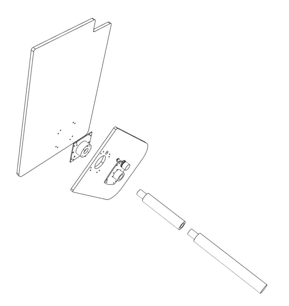 iLSE Rotating mechanism and leg ONLY – EVO Design