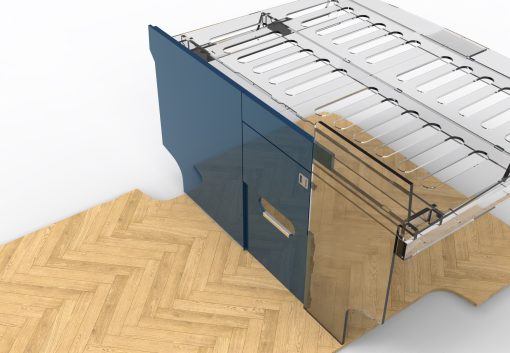 GARAGE DOOR DIVIDER + Slide out panel + Hinged door – New Shape crafter ...