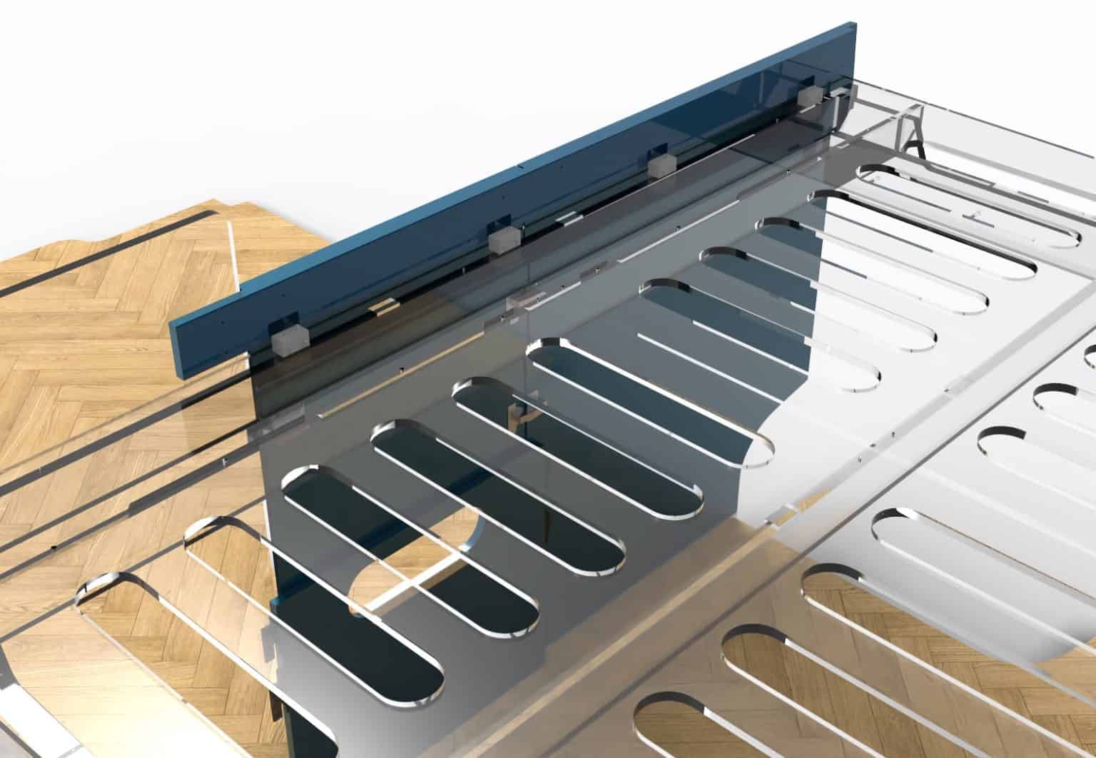 GARAGE DOOR DIVIDER + Slide out panel + Hinged door – New Shape crafter ...