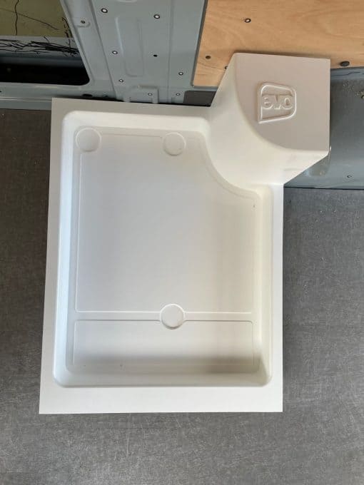 Shower Tray ( E ) New Crafter 2017 + Micro Shower 790 x 680 mm – EVO Design