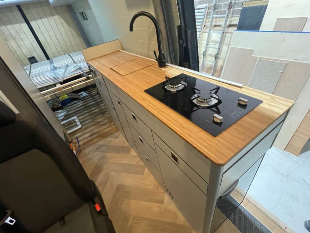 EVO V6 XL LARGE VANS Side door kitchen pod Extended 550mm – EVO Design