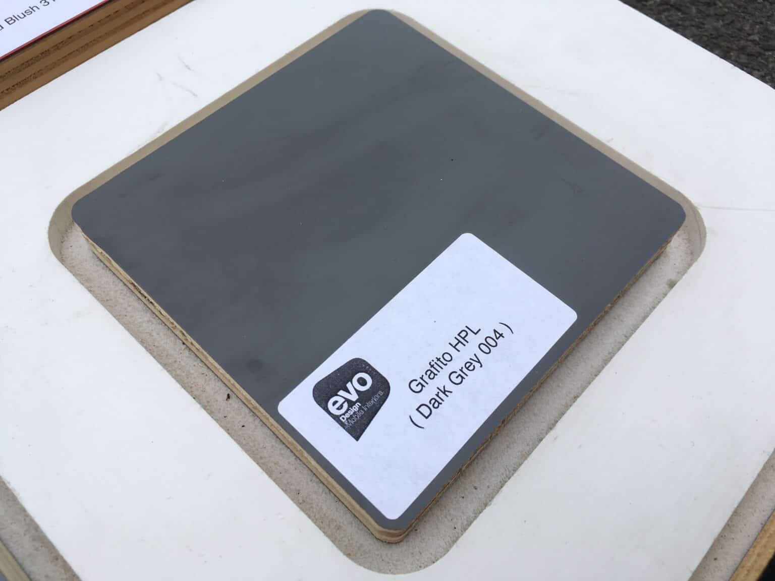 Grafito L013 Satin HPL ( Dark Grey 004 ) – EVO Design