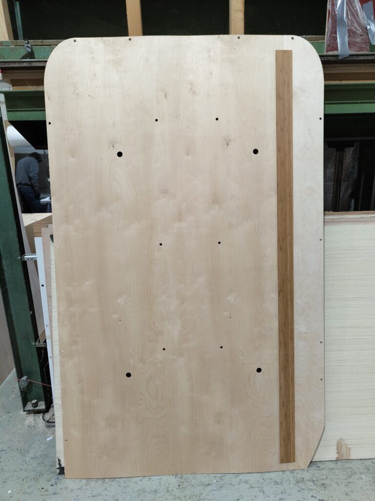SWB Roof Panels – VW T5 – bamboo grooves – EVO Design