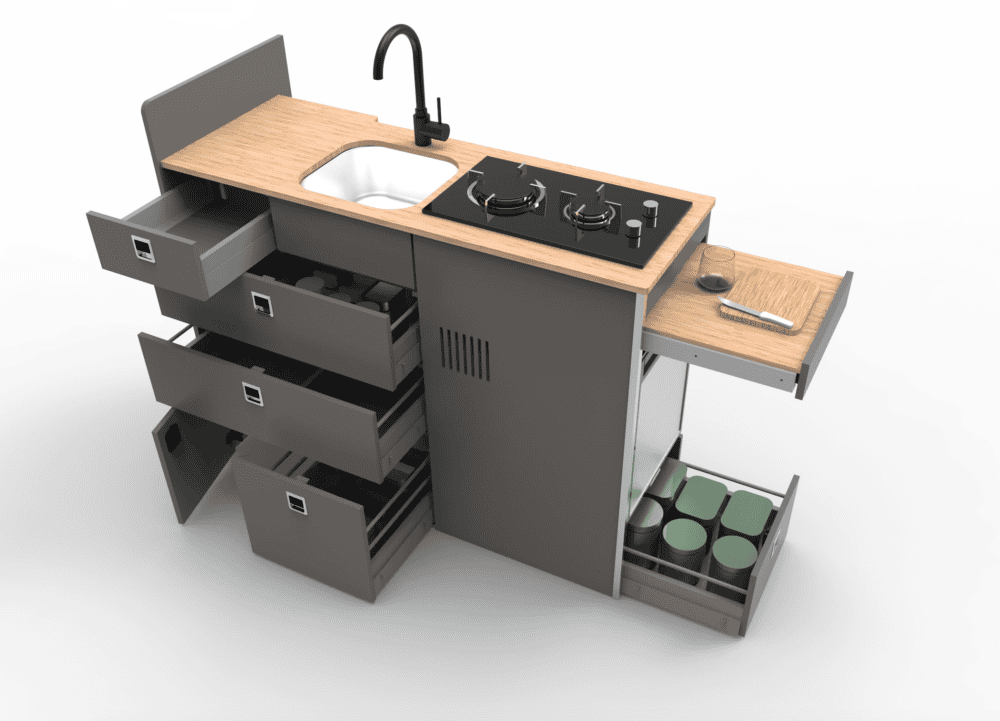 EVO V11.1 LARGE VANS Side door kitchen pod – EVO Design