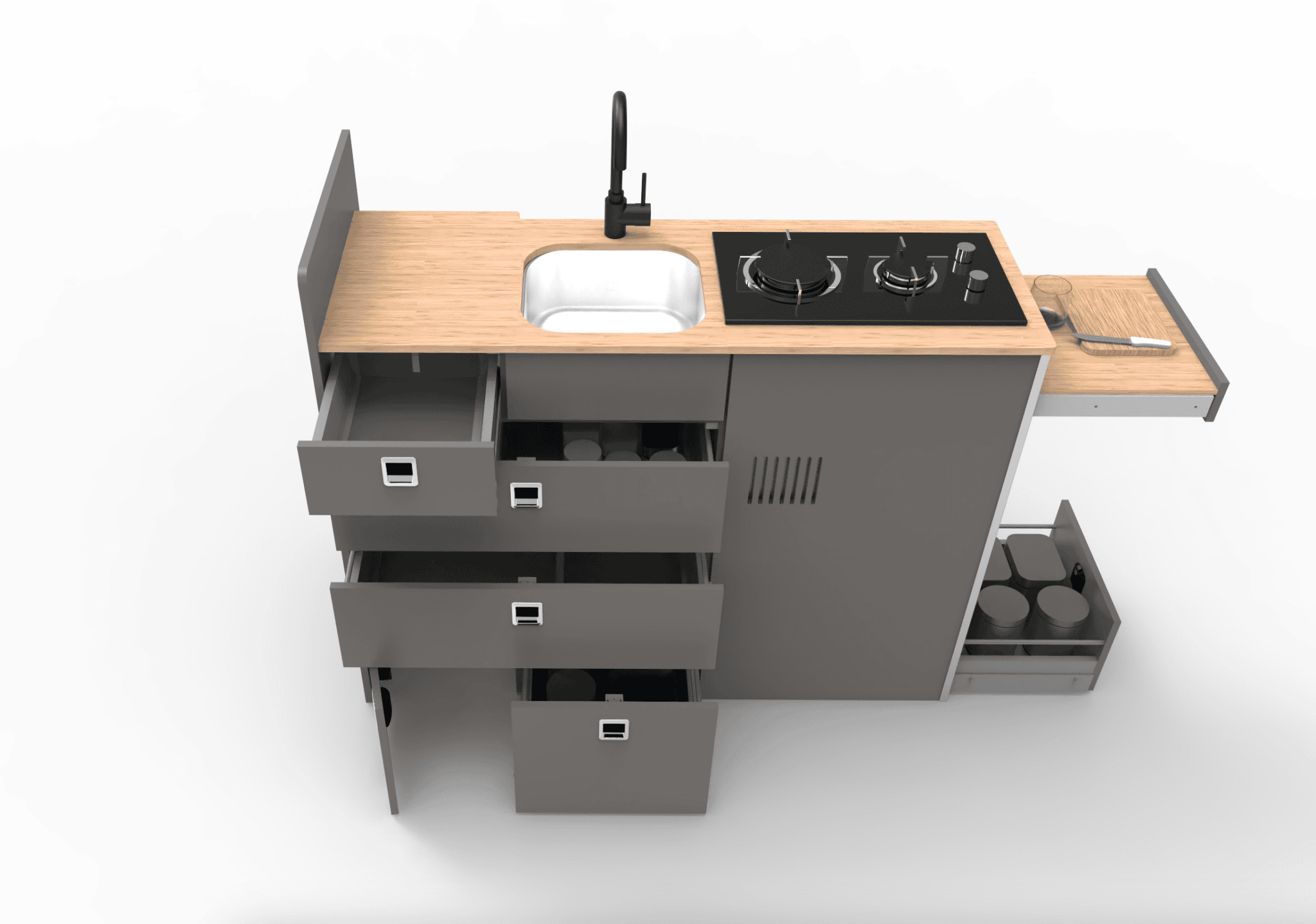 EVO V11.1 LARGE VANS Side door kitchen pod – EVO Design