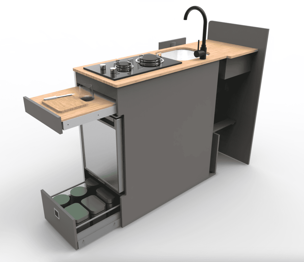 EVO V11.1 LARGE VANS Side door kitchen pod – EVO Design