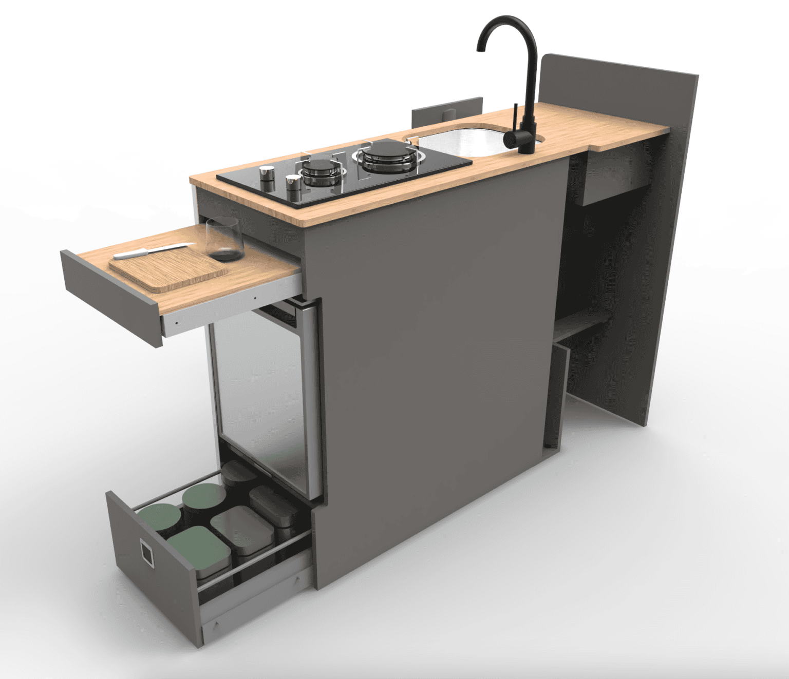 EVO V11.1 LARGE VANS Side door kitchen pod – EVO Design