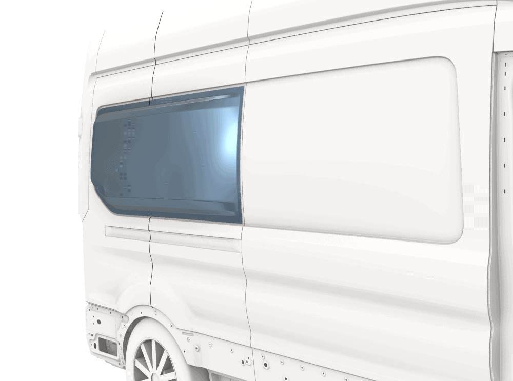 Space pod Pair – Ford transit L3 – Mk 8 – EVO Design