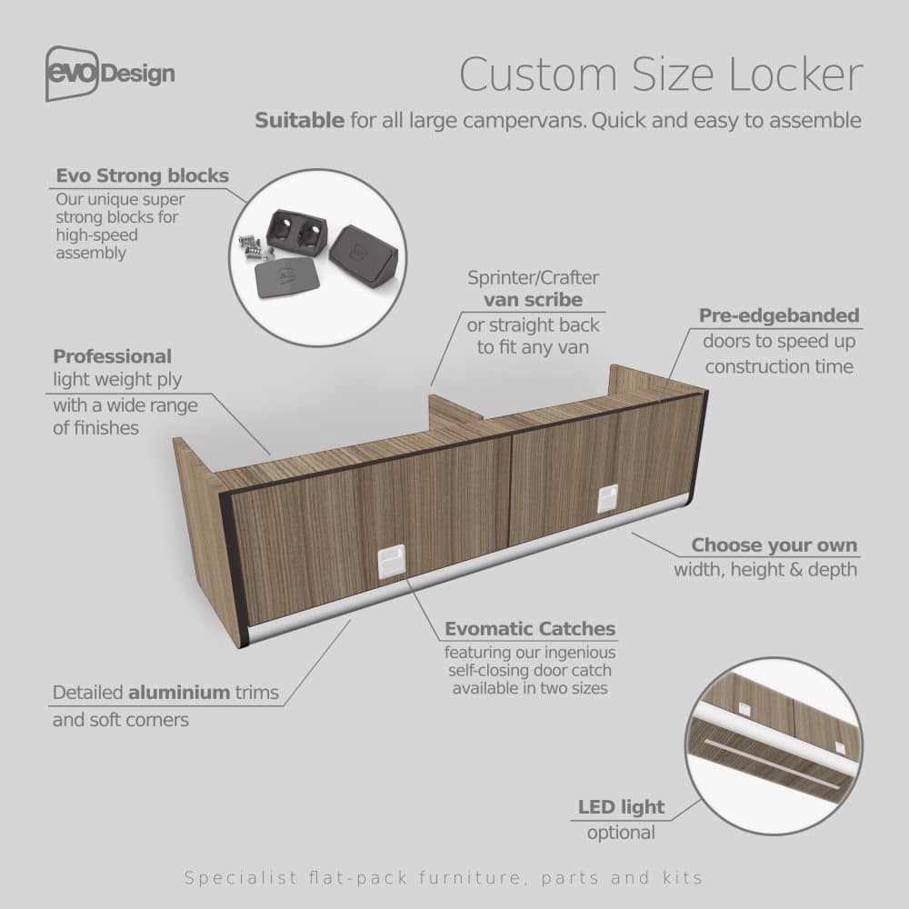 Custom Size Locker – EVO Design